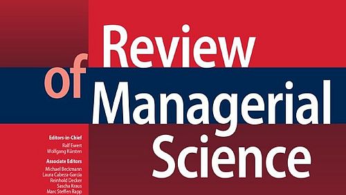 Neue Aufsatzpublikation in Review of Managerial Science - Universität ...